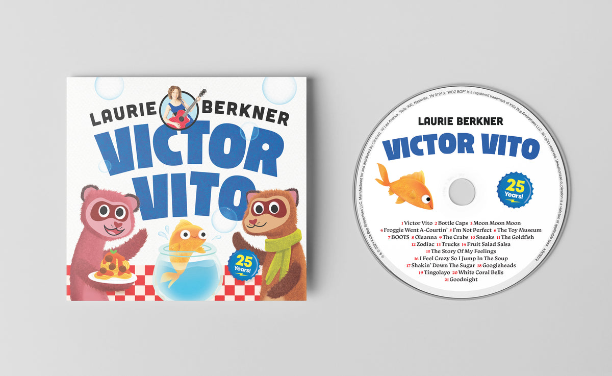 Victor Vito 25th Anniversary CD – Laurie Berkner Band